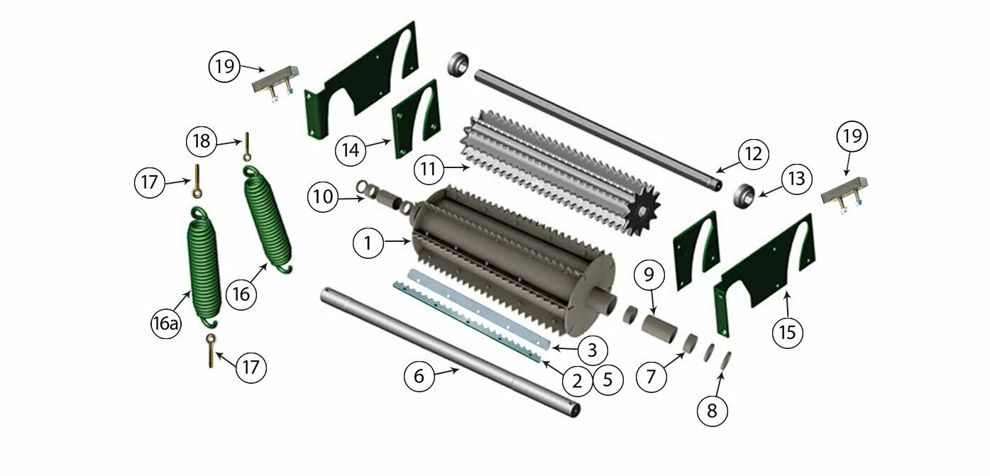 Kooima Ag | Retenedor de Placa de Desgaste del Rodillo de…